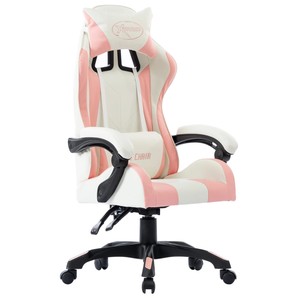 Buy Pink Leather Gaming Chair at affordable prices — free shipping ...
