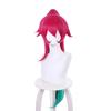65-70cm LOL Sivir Cosplay Wigs Cafe Cutie Wig Long Pink Mixed Green ...