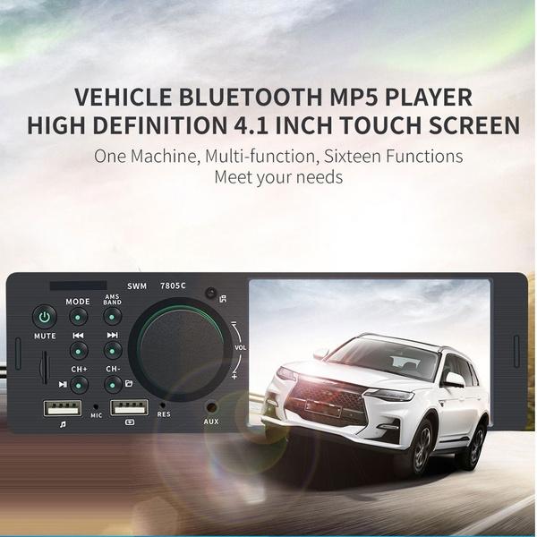 Buy SWM-7805C Car Stereo Radio USB Car Handsfree BT MP5 Player Reverse ...