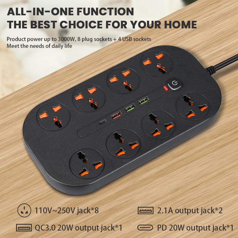 Cheap EU US UK Outlet Power Strip Multiprise Smart Home Extension ...