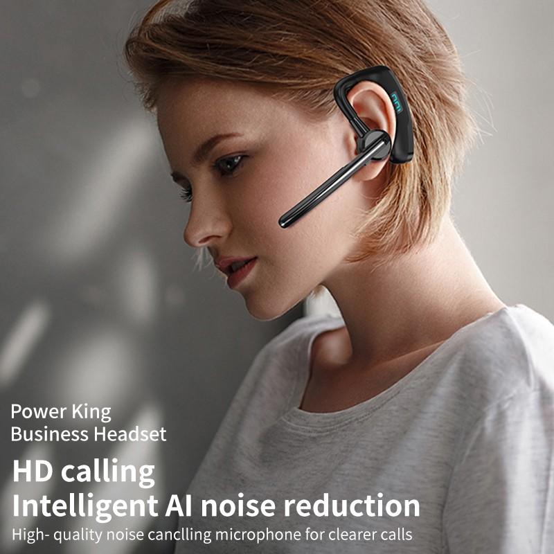 Cheap Headset Business ENC AI Noise-Cancelling Ear-Mounted Headset Ultra-Long Standby Wireless ...