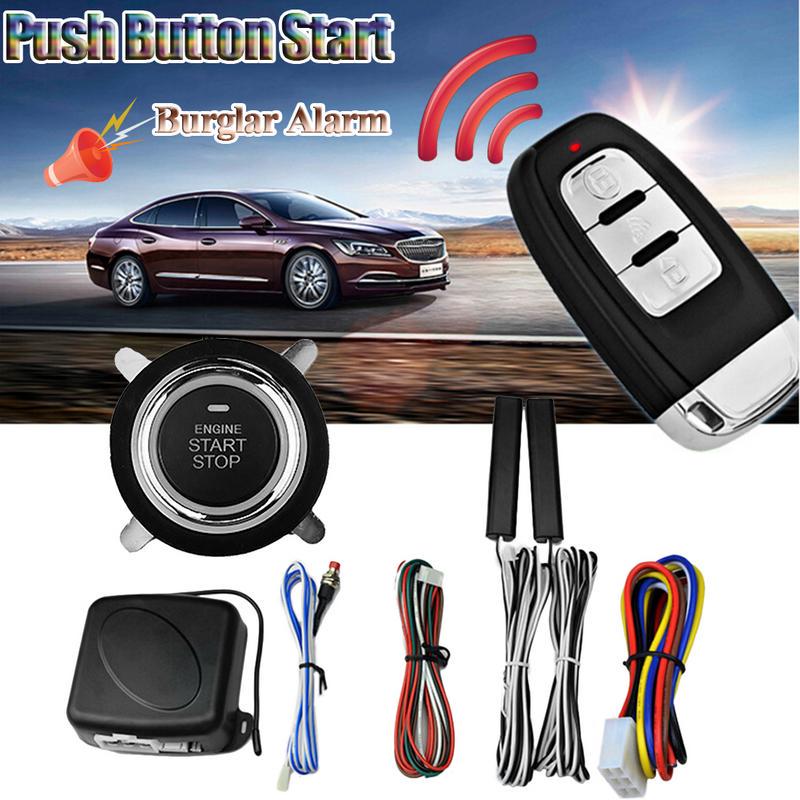 Buy 12V Car Universal Push Button Start Keyless Entry Ignition ...