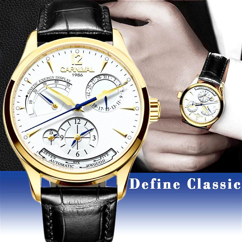 Buy CARNIVAL Watch Automatic Watch Calendar Waterproof Luminous ...