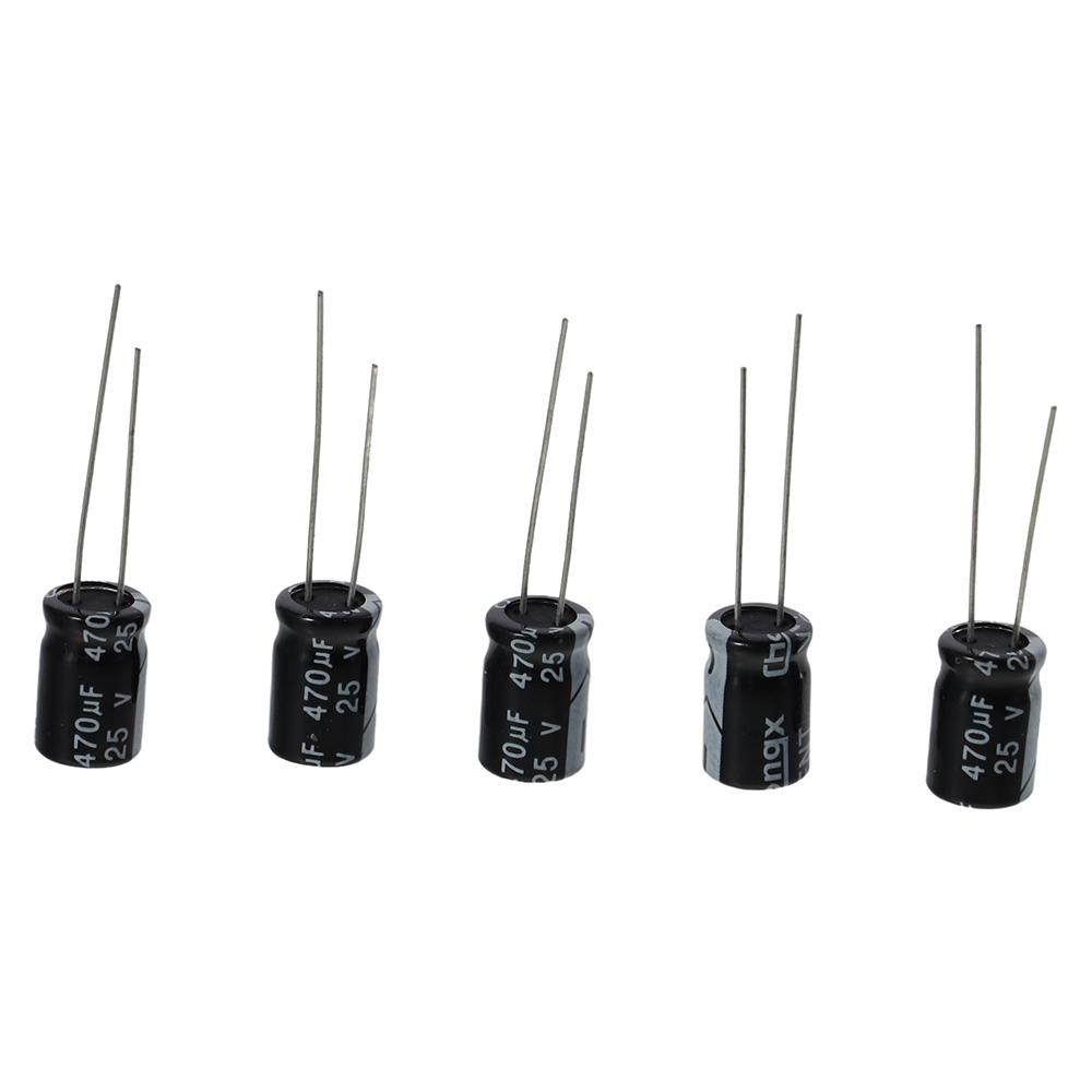 Buy Radial Leads Polarised Electrolytic Capacitor 25V 470uF ...