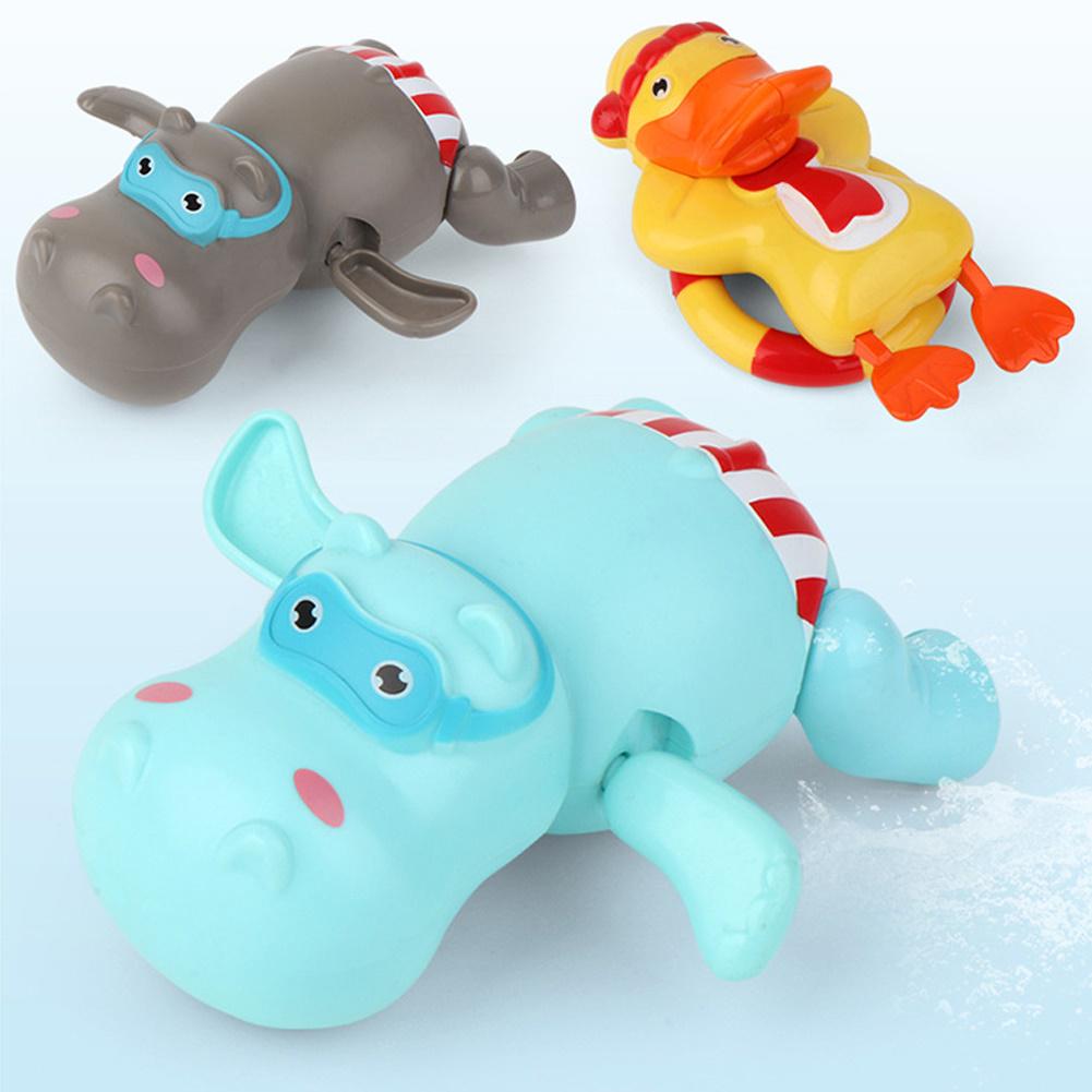 Buy Yousheng Baby Cute Hippo Bear Duck Wind Up Clockwork Bathroom Water ...