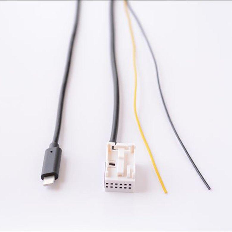 Buy BMW E60 E63 E65 E66 E81 E82 E87 E90/E91 E92IPHONG7 8 X Audio Cable ...