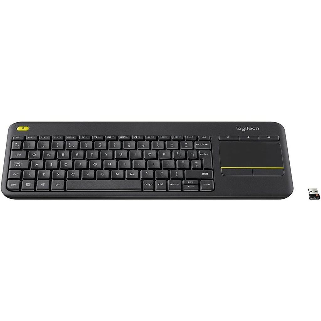 Buy Logitech K400 Plus Keyboard Black Wireless Bluetooth Touchpad ...