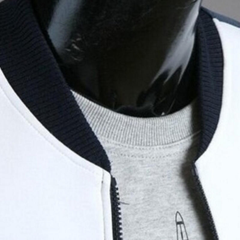 Buy Men's Zipper Jacket Thin Slim Casual Outdoor Bomber Baseball Jacket ...