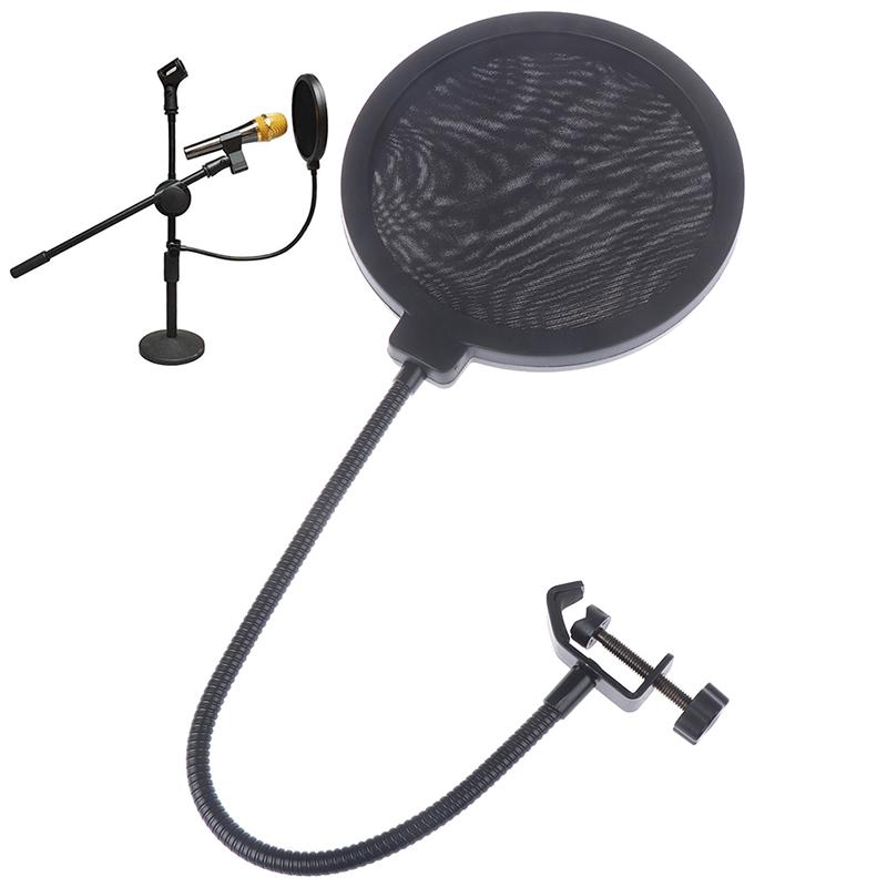 155Mm Studio Microphone Flexible Windscreen Mask Mic Filter Shield For ...