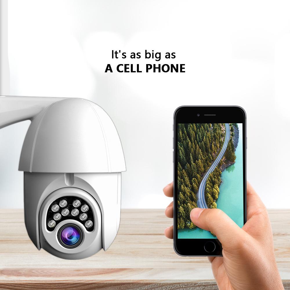 Buy Wi-Fi PTZ Camera Two Way Audio Home Security Motion Detection ...