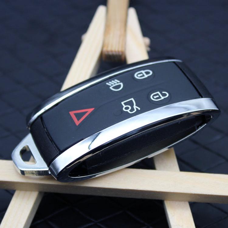 Buy PDTO Remote Key Fob Chrome Trim Side Bezel Kit Fit For JAGUAR XK ...