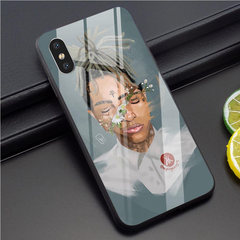 Xxxtentacion Rapper Glass Phone Case for Samsung A10 Note 8 S7 Edge S8 ...