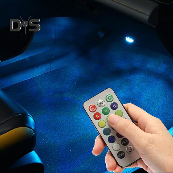 Cheap Round Car Ambient Light IP68 Waterproof Beautiful Auto Inner ...