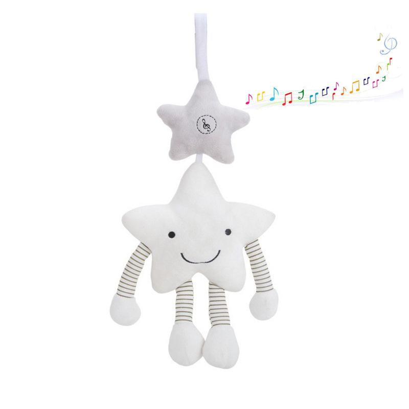 Buy Music Education Rattles Crib Stroller Baby Star Plush Toys Cute ...