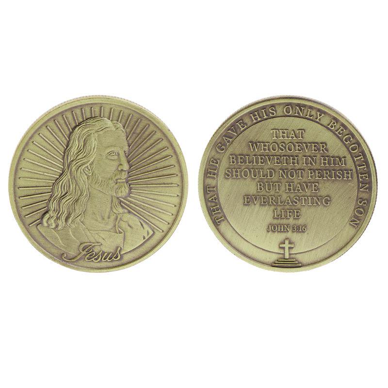 Buy Commemorative Coin Jesus Saying Coins Souvenir Believer Bronze ...