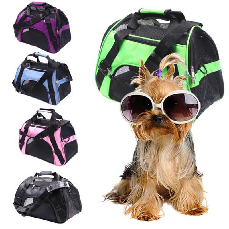 Buy Pet Bag Portable Backpack Dog Out Bag Fashion Messenger Type Solid ...
