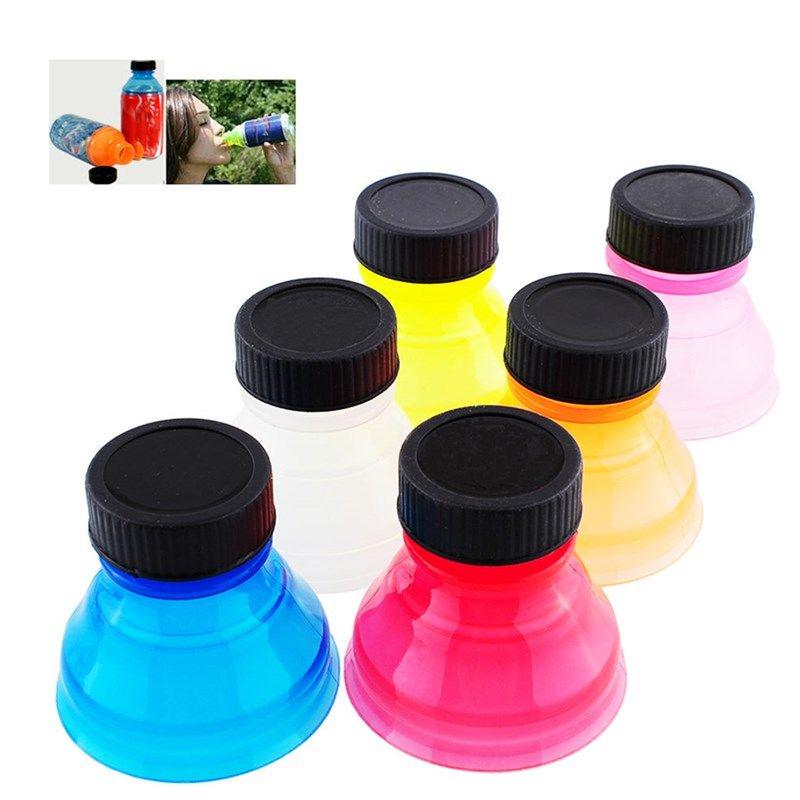 6Pcs Plastic Drinking Bottle Caps Can Convert Soda Savers Toppers ...