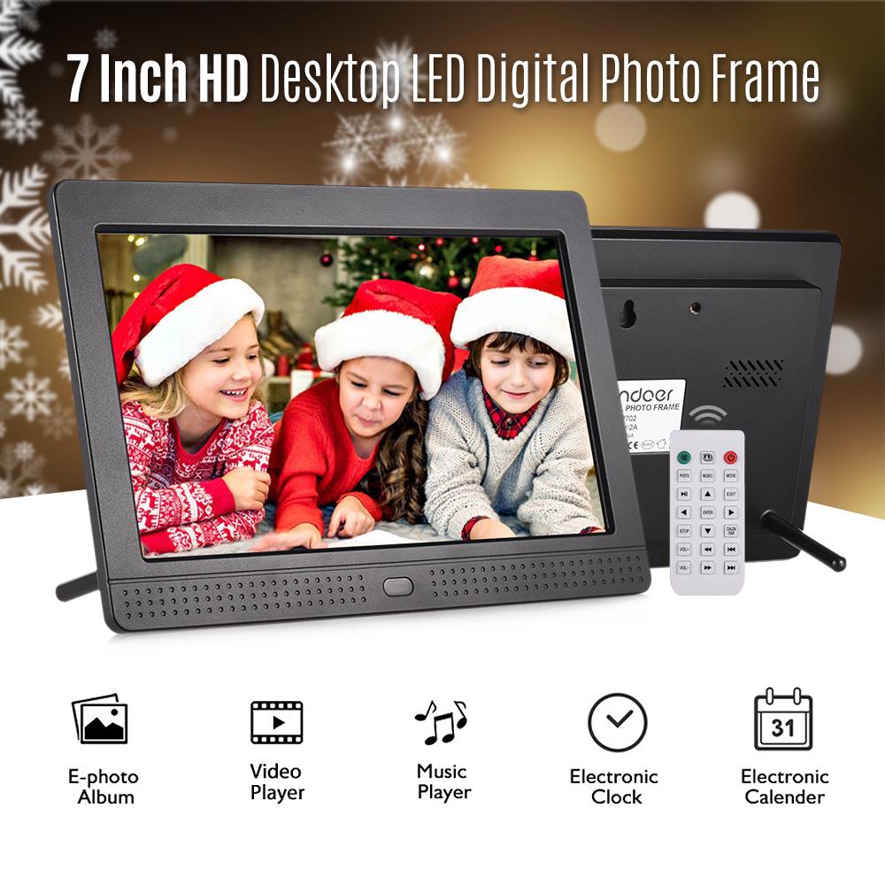 Buy Andoer P702 7 Inch LED Digital Photo Frame IPS Desktop Electronic ...