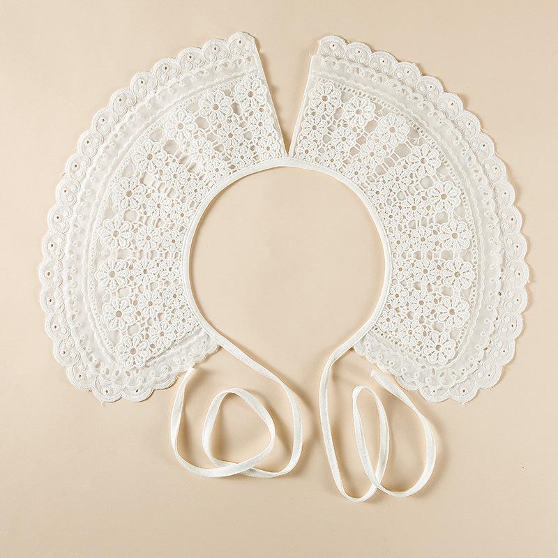 Buy Korean Children Hollow Embroidery Fake Collars Girls Shoulder Wrap ...