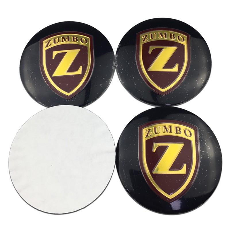 Buy 4pcs/set 56mm Car Wheel Center Hub Cap Sticker Auto Tire Emblem ...