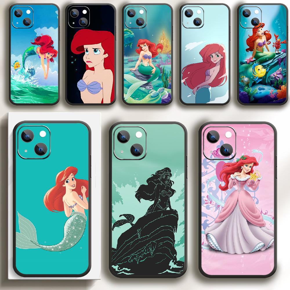 Buy Mermaid Ariels Princess Phone Case Cover For IPhone Xiaomi Redmi ...