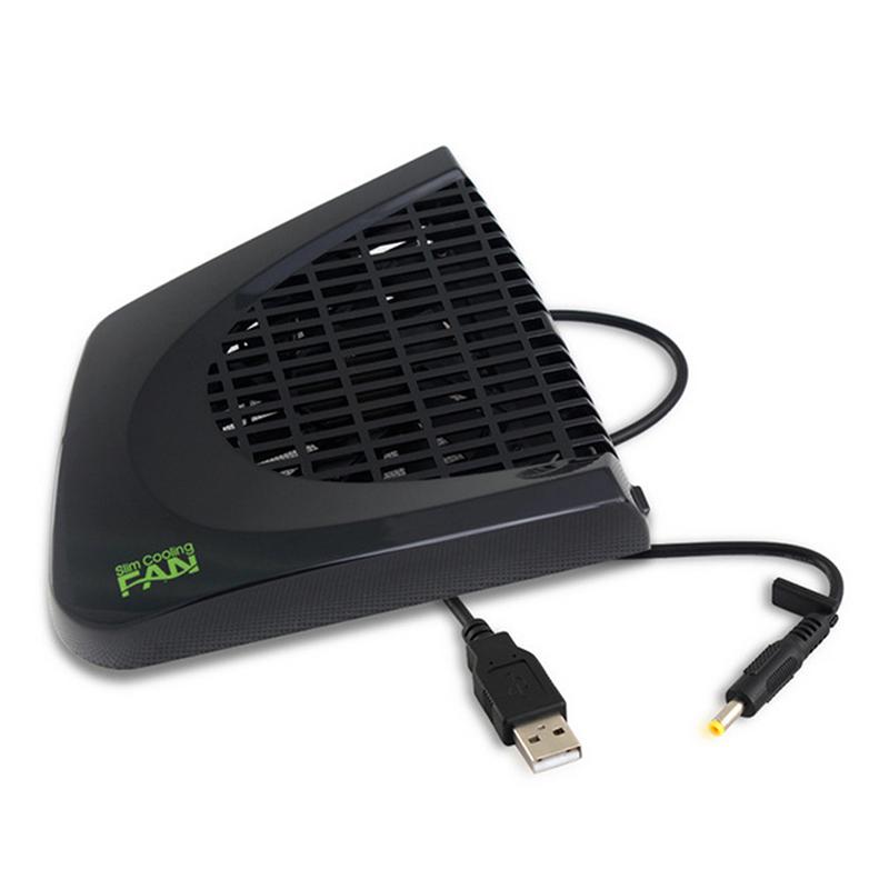 Buy Usb Side Cooling Fan External Side Cooler for Xbox 360 Slim Black ...