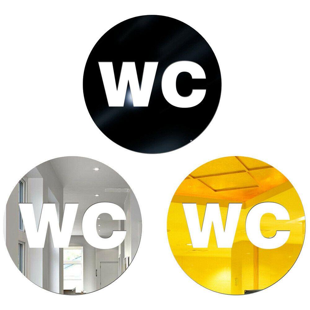 Buy Self-adhesive Acrylic Bathroom WC Home Decoration Wall Sticker ...