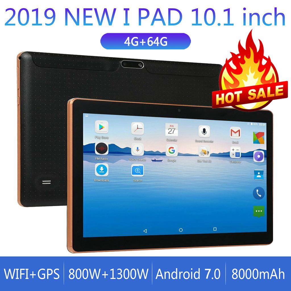 10.1Inch Android 7.0 3G Quad Core Tablet PC 4GB + 64GB Dual Camera Wifi ...