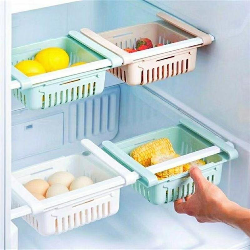 Buy Refrigerator storage box drawer type box retractable special ...