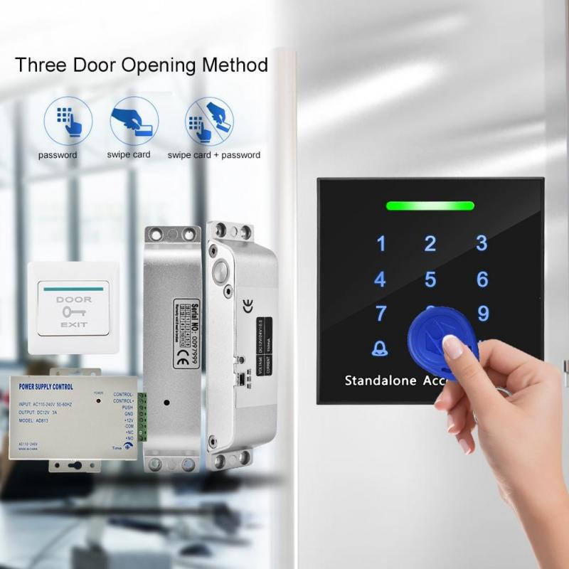 ID Card + Password Home Security Door Access Control System 125kHz ...