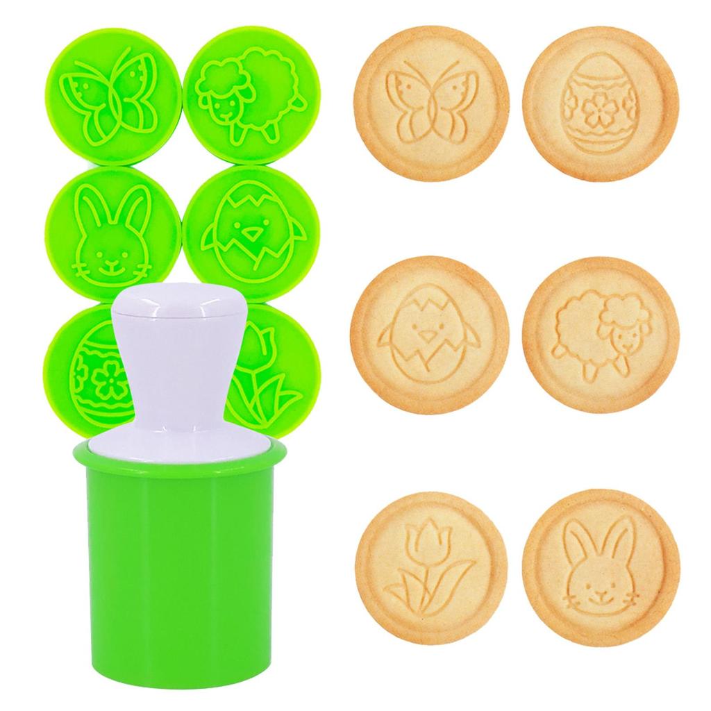 Buy Easter Cookie Stamps Mold, Creative Design Cartoon Animal Cookie ...