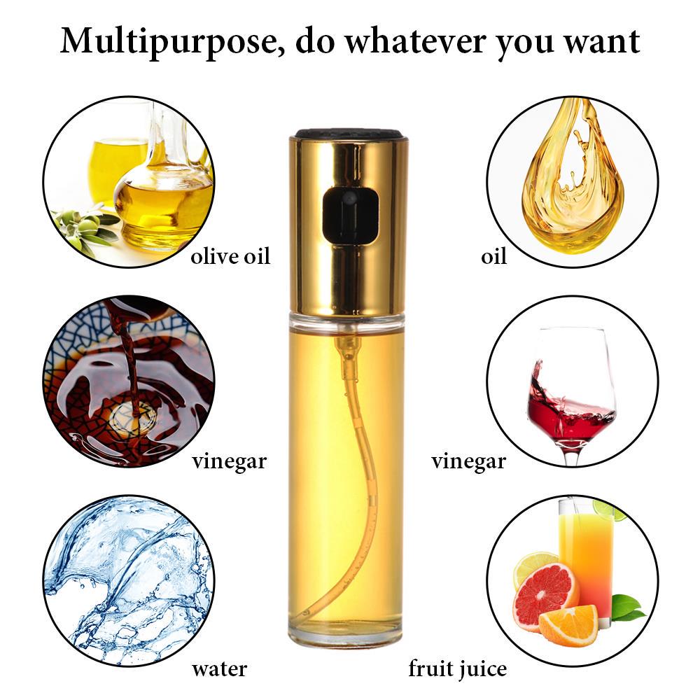 Buy 100ml Push Type Olive Oil Fuel Injection Bottle On Multifunctional ...