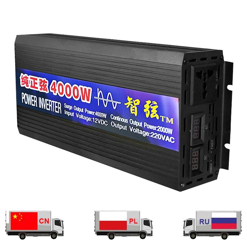 Satın alın New Pure Sine Wave Inverter 4000W Power Solar Car Inverters ...