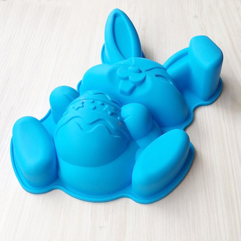 Buy PDTO Easter Silicone Mould Bunny Rabbit Egg Mold Baking Cake ...