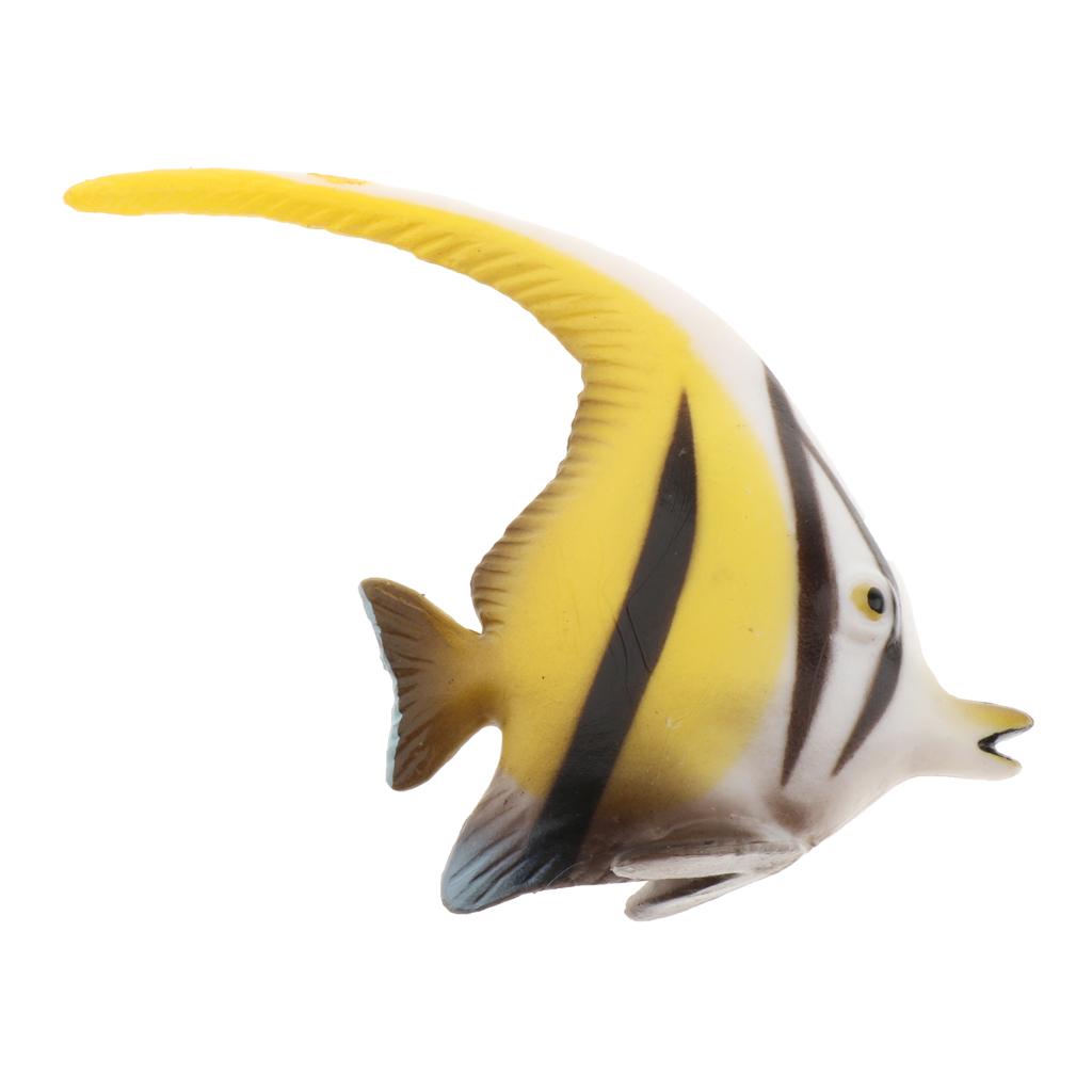 Buy Simulation Ocean Animals Model Figure Educational Toys Angel Fish ...