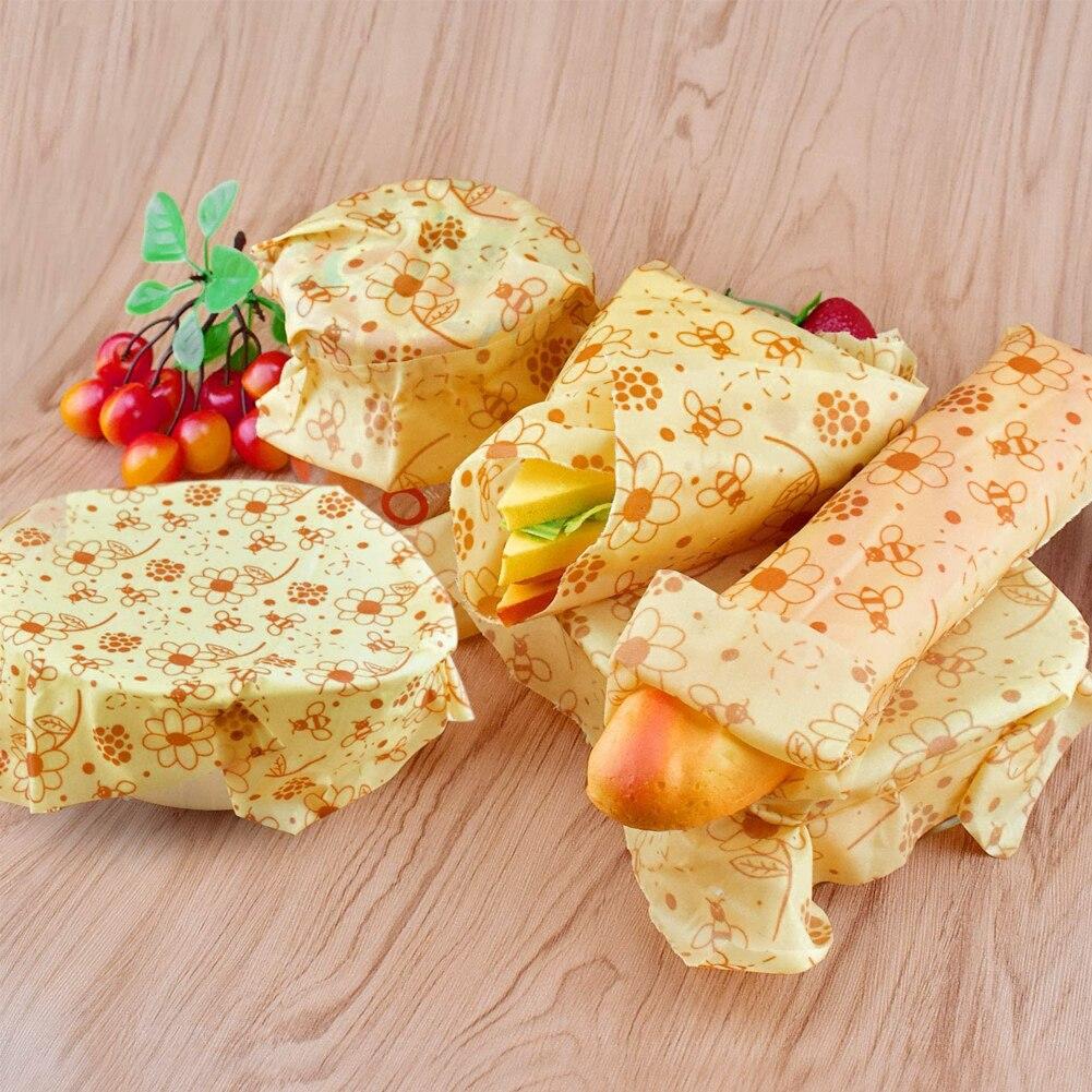 3 Pcs Beeswax Paper Eco-friendly Kitchen Packaging Cotton Wax Paper ...