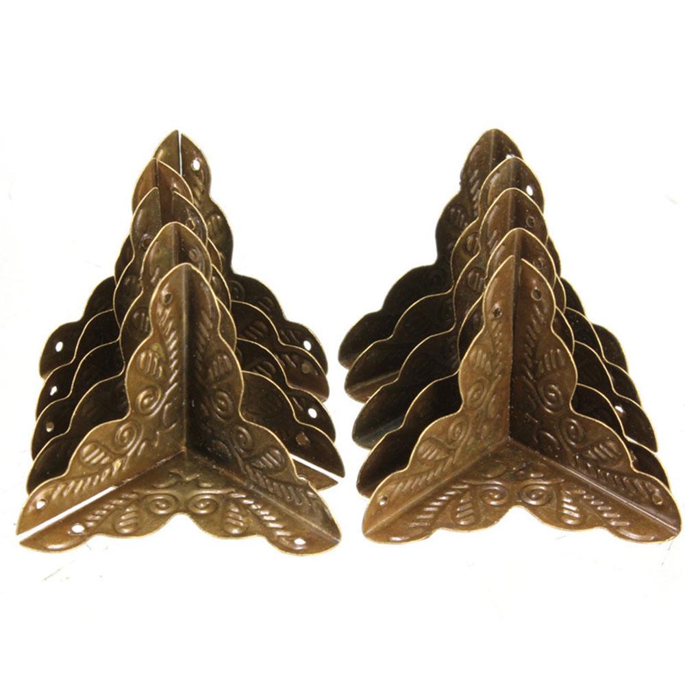 Buy Wooden Case Hardware Accessories Corner Foot Carved Metal Crafts ...