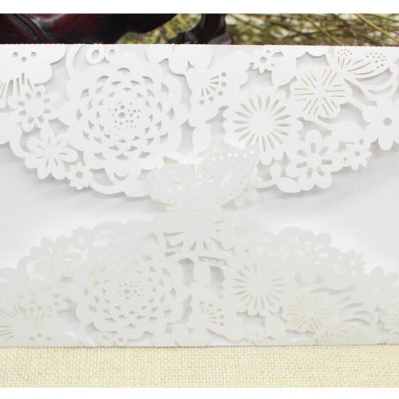 Buy 10Pcs/Set Delicate Carved Butterflies Romantic Wedding Party ...