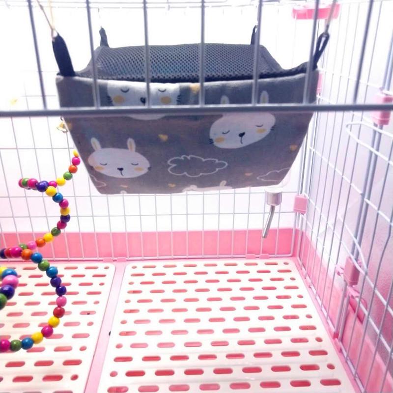 Buy Rat Hamster Hammock For Parrot Rabbit Cage Hanging Double Layer Bed ...