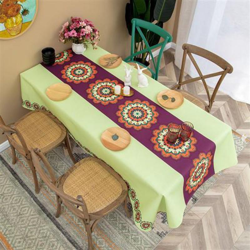 Cheap Bohemian Ethnic Print Desk Cloth Coffee Table Tablecloth ...