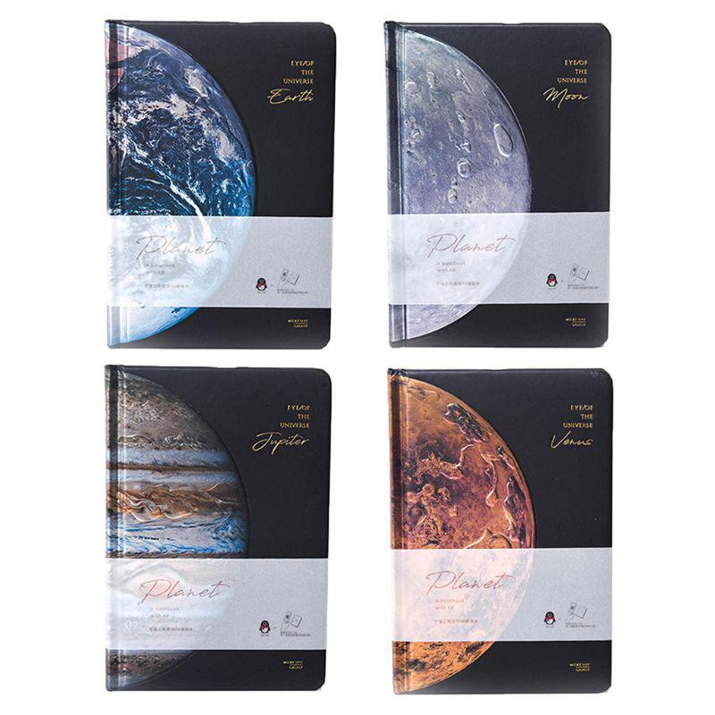 Buy Student Stationery Universe Hard Cover Lined Papers Notebook Starry ...