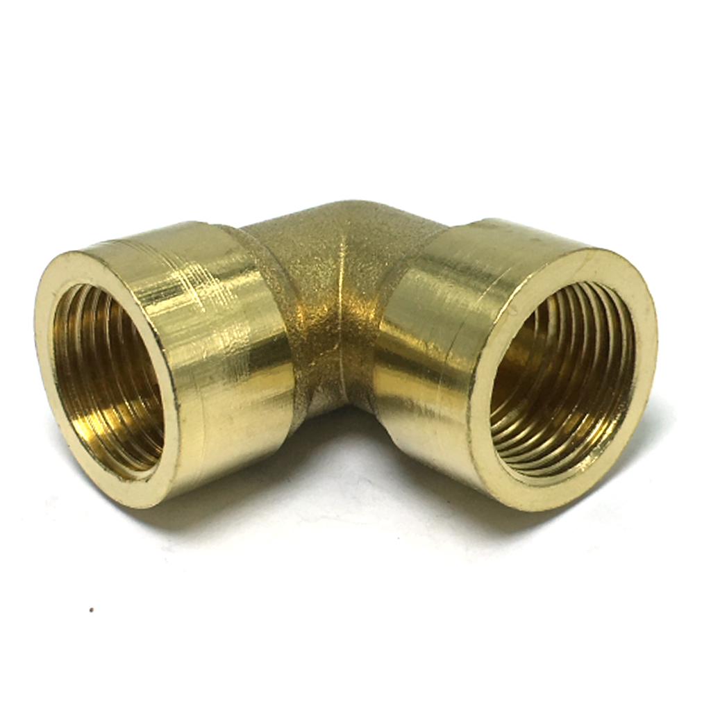 Buy 1 Pc DN10 3/8" Female X Elbow Brass Adapter Connector Pipe Fitting ...