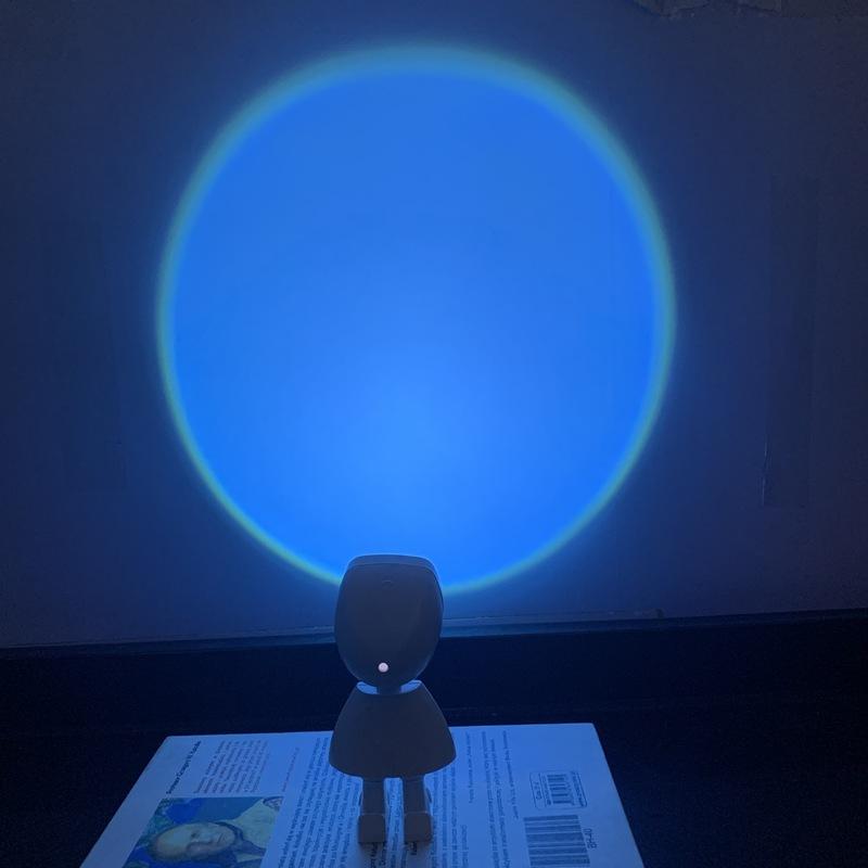 Buy Wall Decor LED Robot Projector Atmosphere Light Touch Control ...