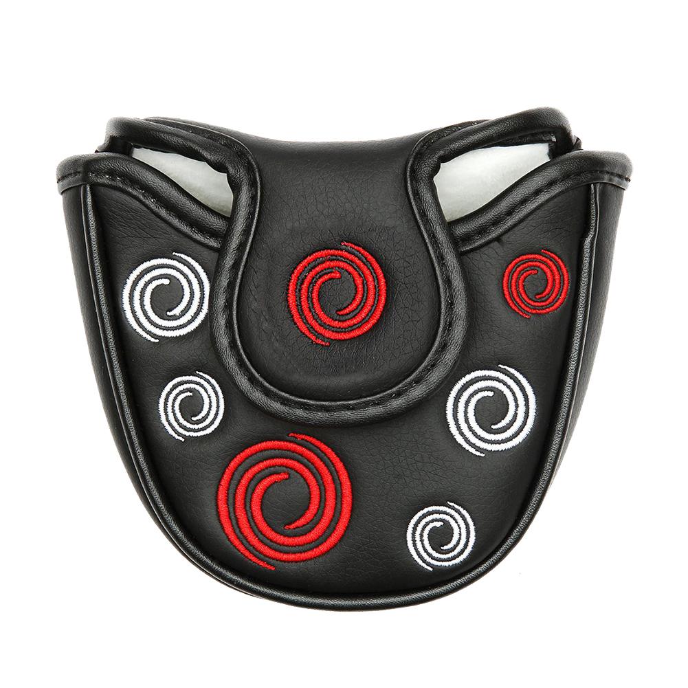 Cheap Magnetic Golf Putter Mallet Covers Dust-proof PU Leather Golf ...