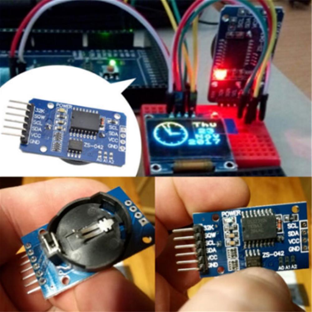 Buy Arduino DS3231 ZS042 AT24C32 IIC Module Precision RTC Real Time Clock at affordable prices ...