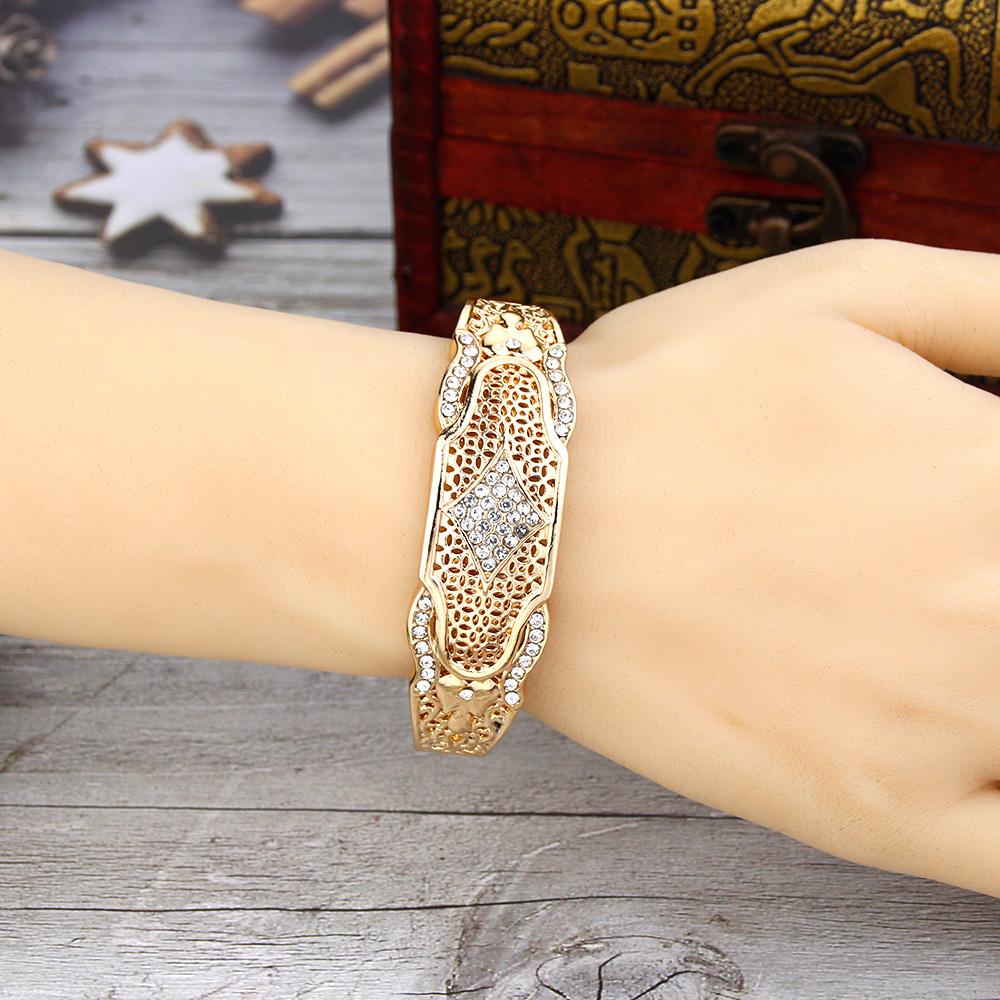 Buy Gold Color Bracelets Morocco Middle East Dubai Bangles For Women ...
