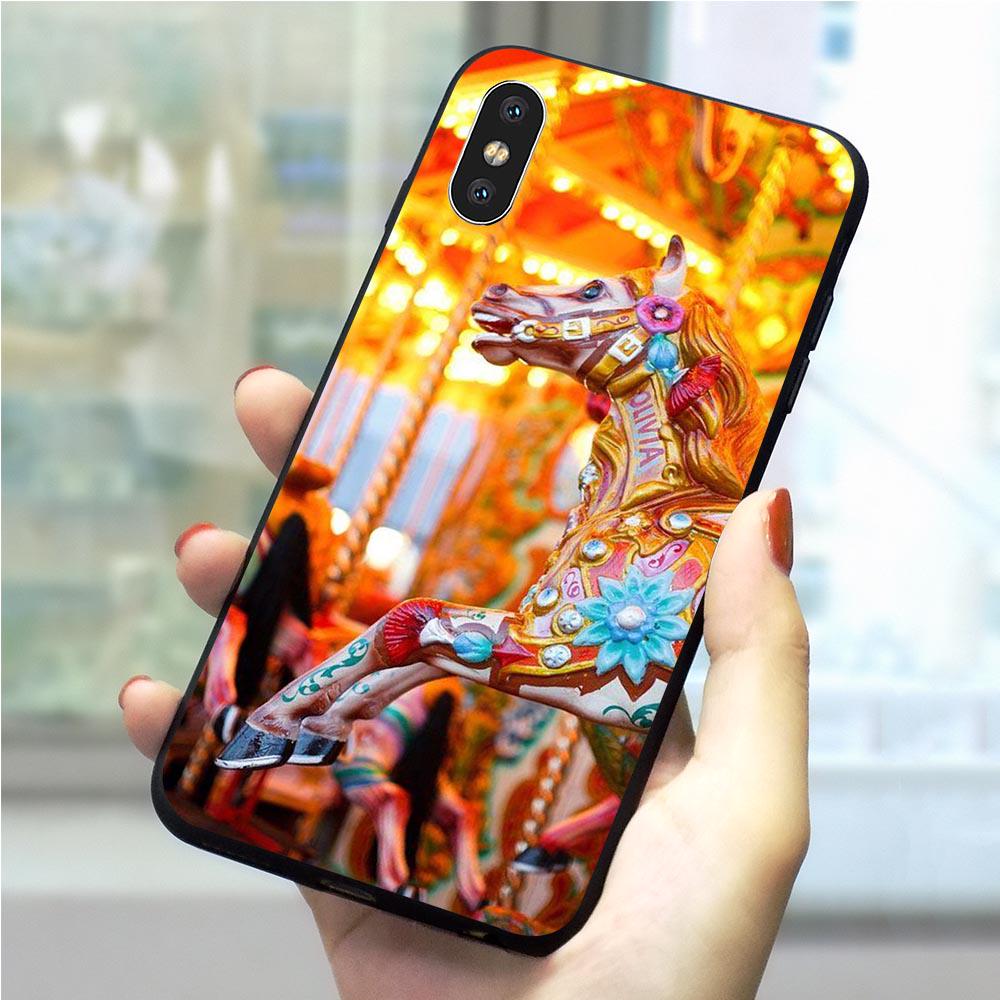 Buy Amusement park carousel Phone Case Soft Case Samsung Galaxy S8 Plus ...