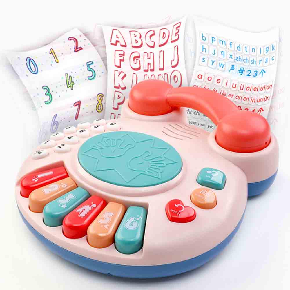 Buy Children's Simulation Multi-function Phone Toy Baby Puzzle Early ...