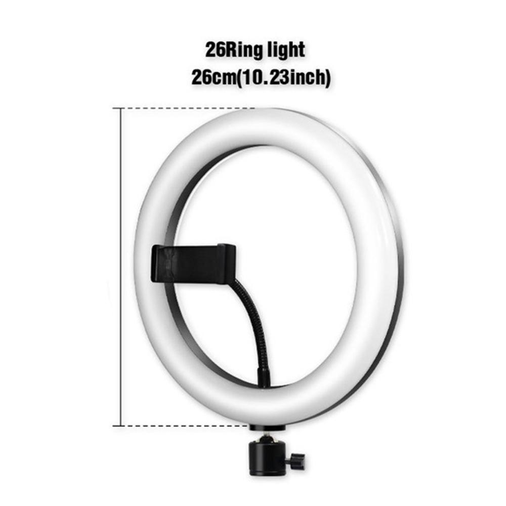 Cheap 10inch/26cm RGB Ring Light LED Fill-in Light Dimmable 3500K-6500K ...