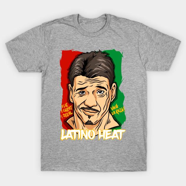 Buy Men Premium Cotton Harajuku T Shirt Latino Heat Print Men's Tee ...